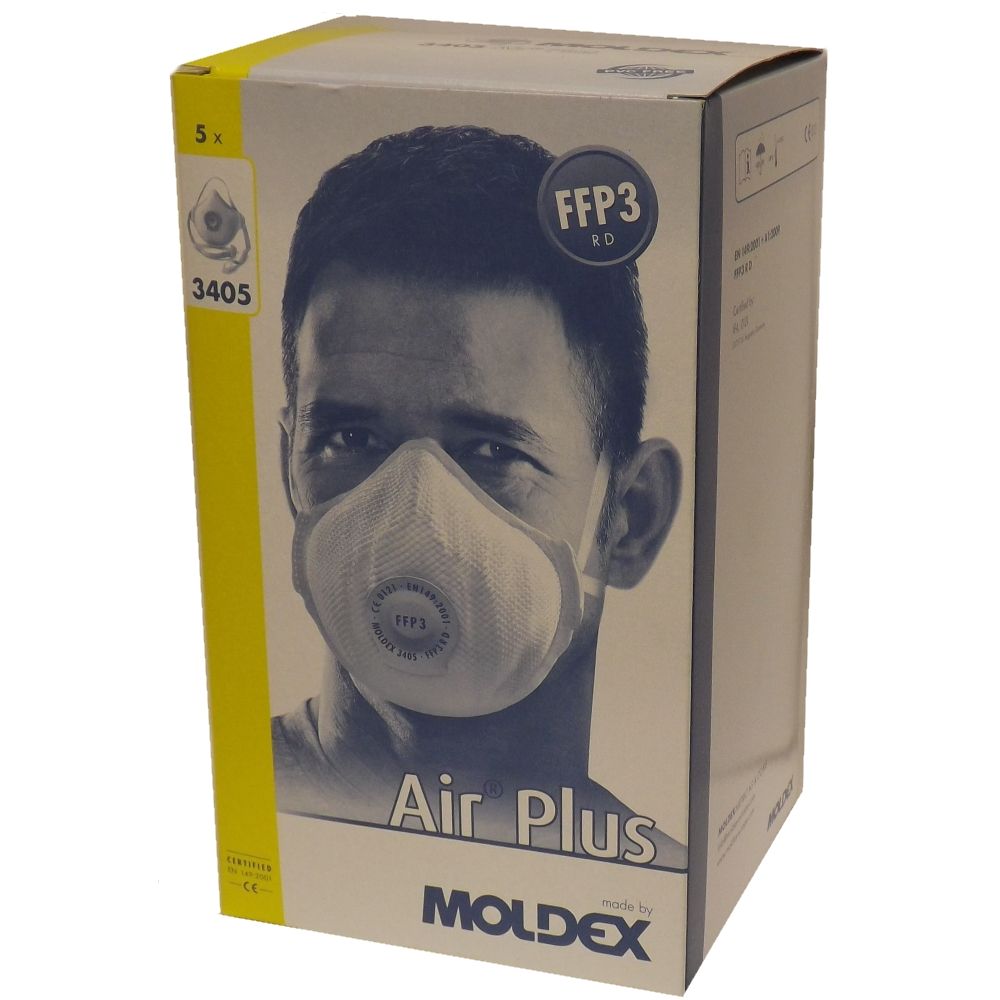 Buy Moldex 3405 Reusable FFP3 Dust Masks x 5 Online Today!