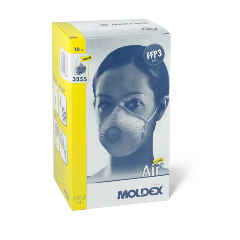 Moldex 3255 Air Valved FFP3 Masks (Small) Box Of 10